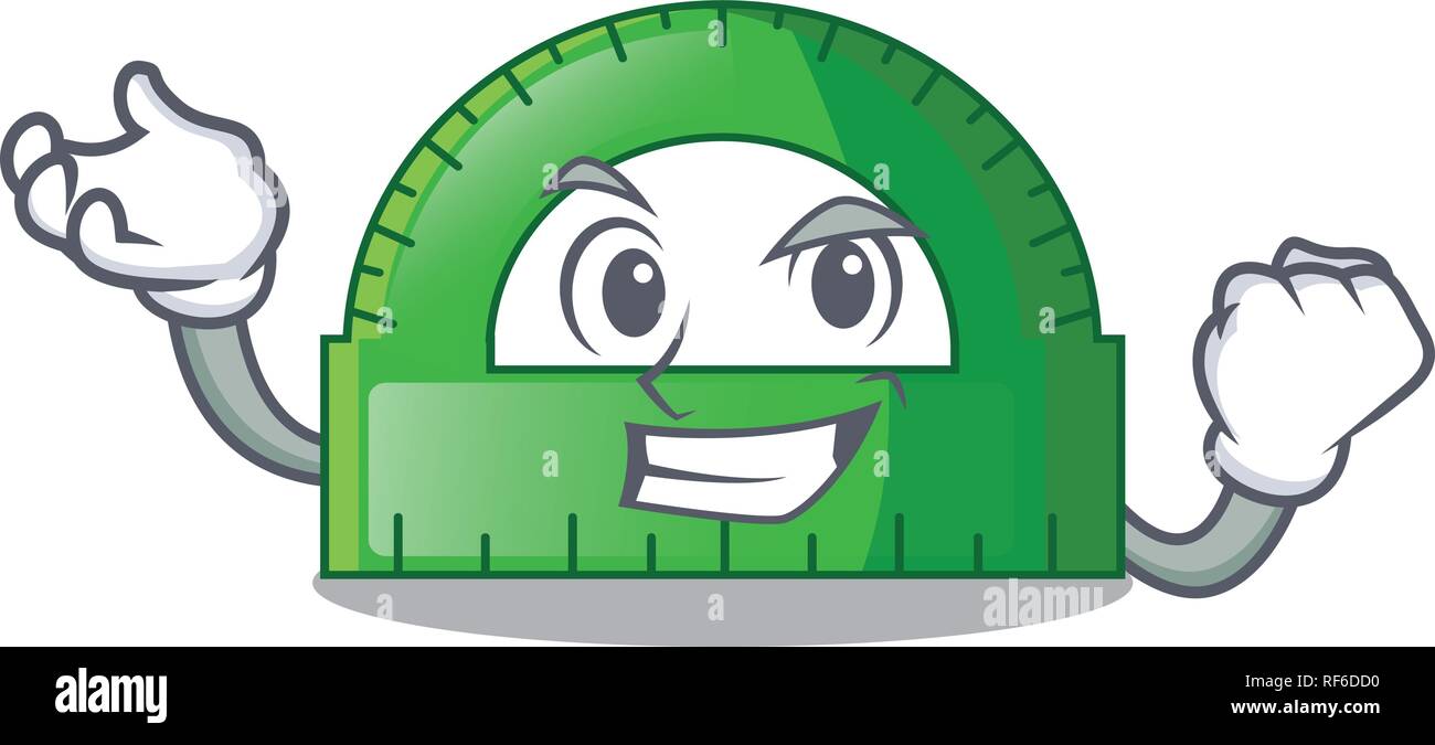 Successful protractor in a the cartoon bag Stock Vector Image & Art - Alamy