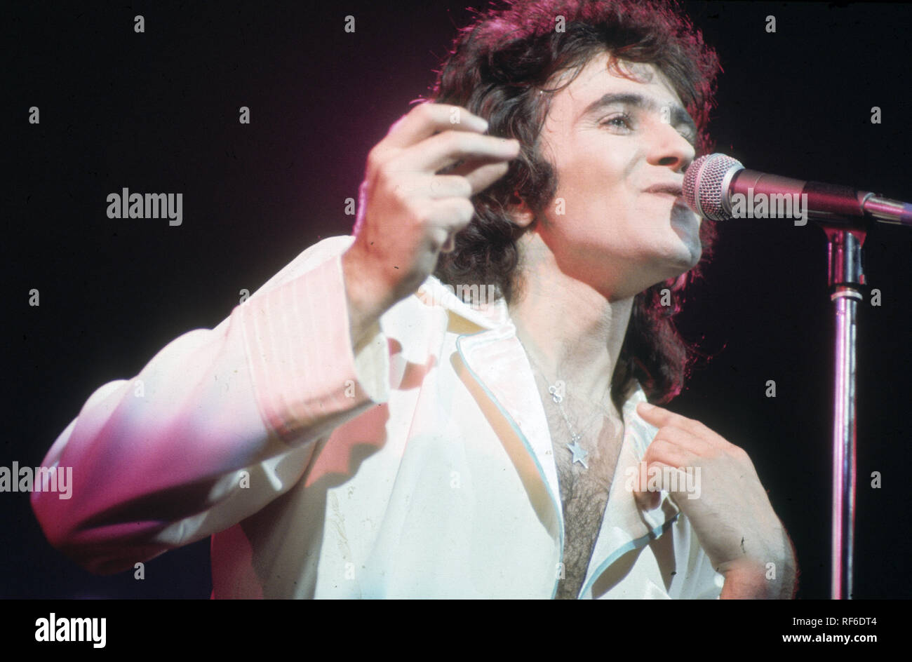 DAVID ESSEX English pop singer and actor about 1975 Stock Photo - Alamy