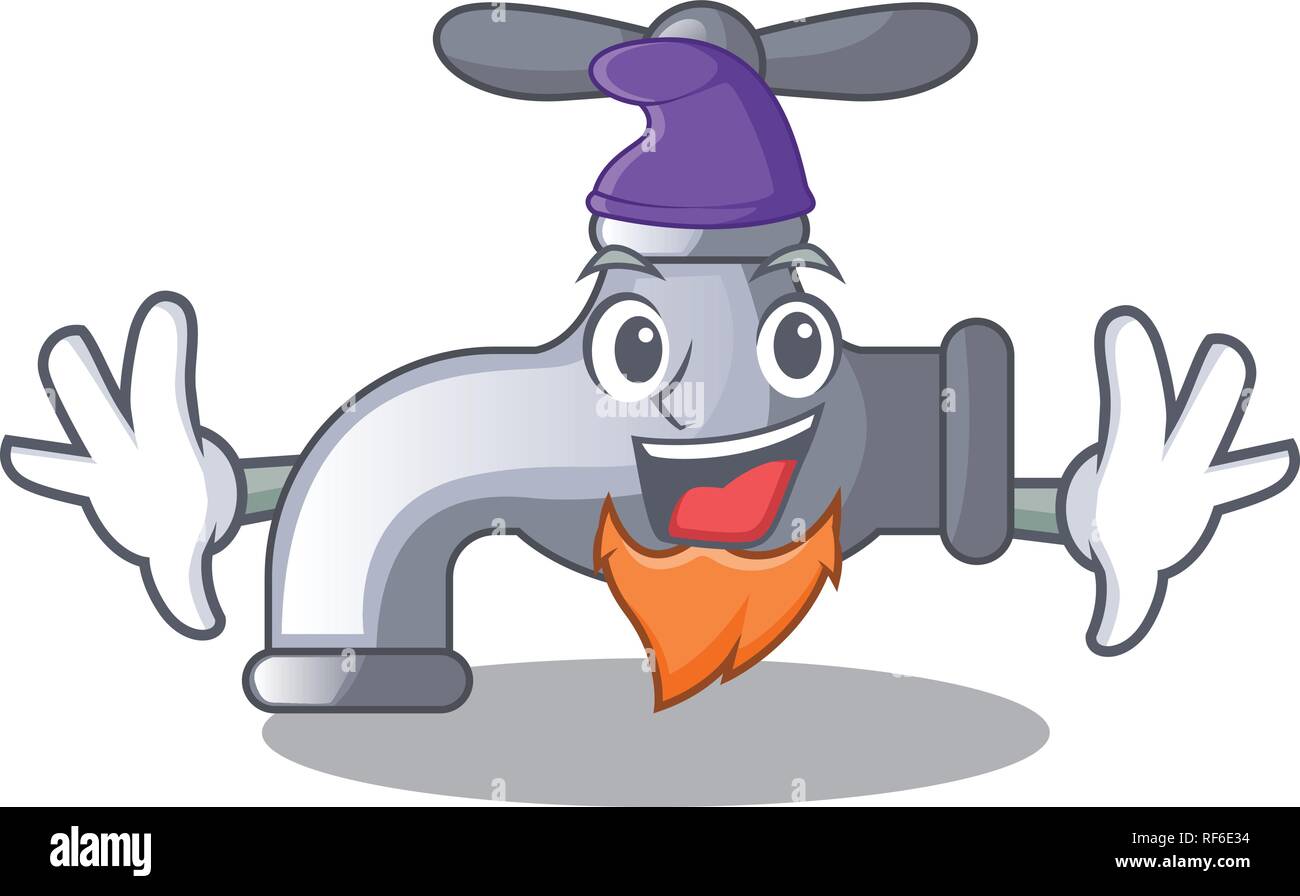 Elf water tap in shape of mascot Stock Vector Image & Art - Alamy