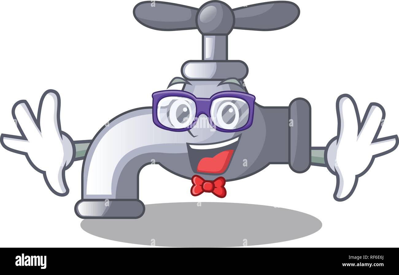 Geek water tap installed in cartoon bathroom Stock Vector Image & Art ...