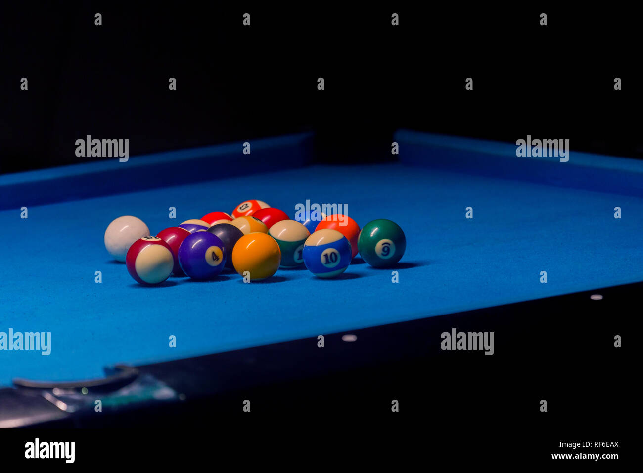 American pool shot eight ball hi-res stock photography and images - Alamy