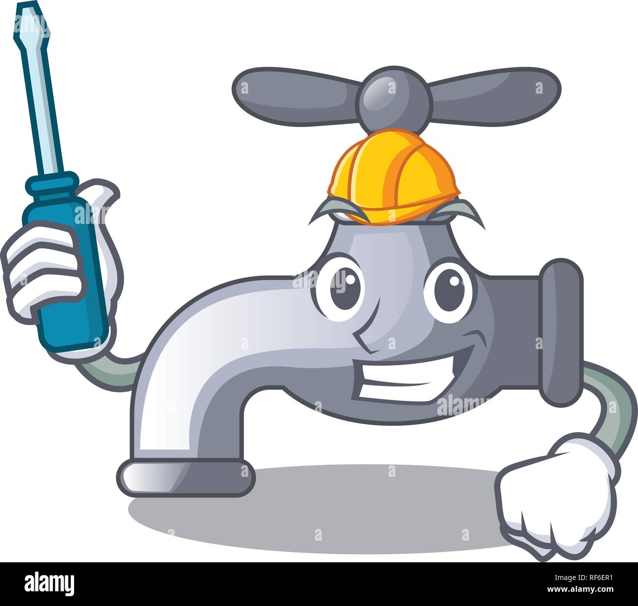 Automotive water tap in shape wooden cartoon Stock Vector Image & Art ...