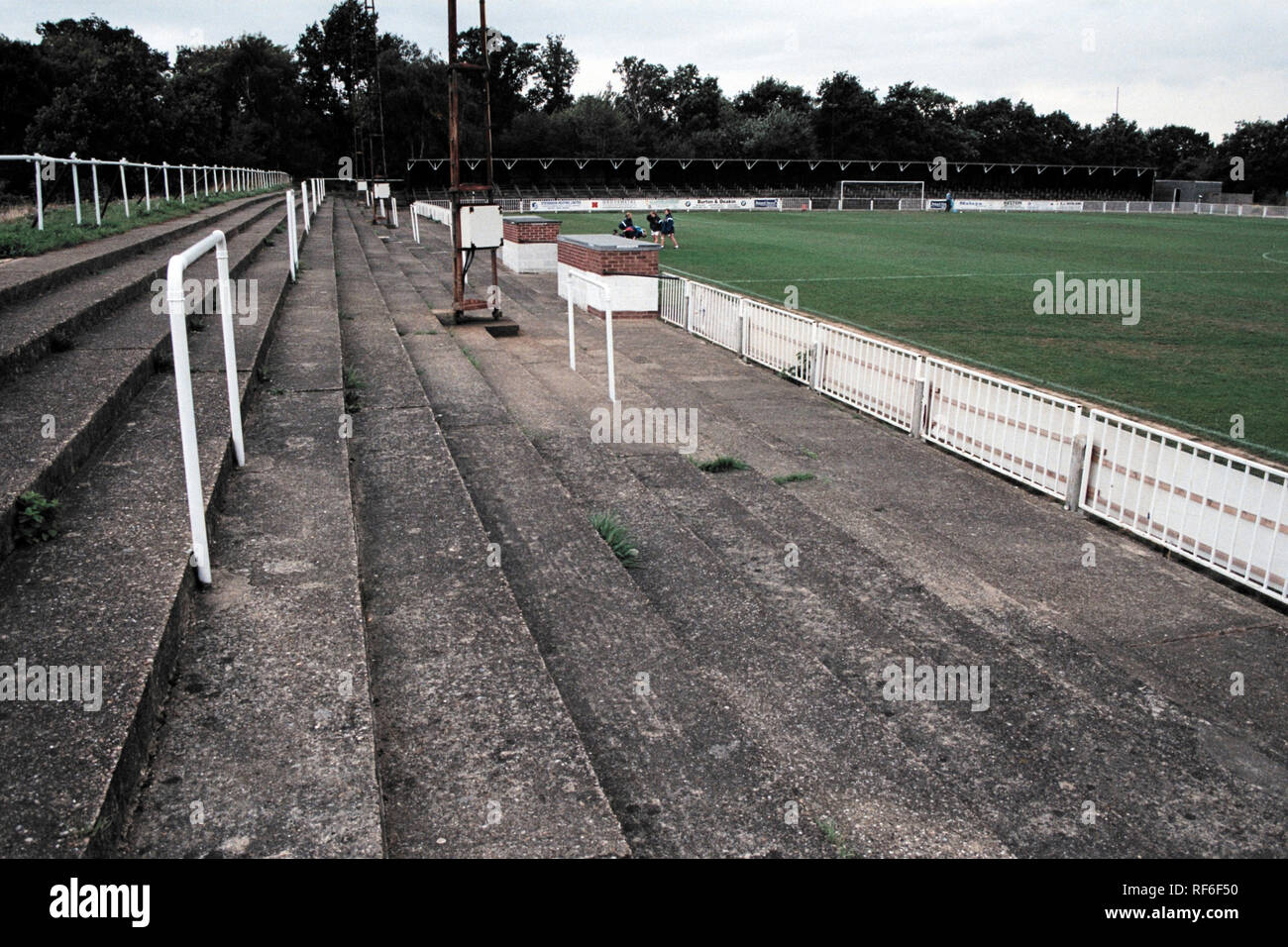 Terracing at Bromley FC Football Ground, Hayes Lane, Bromley, Kent ...