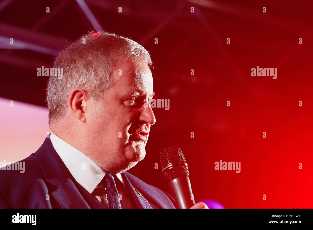 England, London, Westminster, Ian Blackford SNP MP making speech Stock ...
