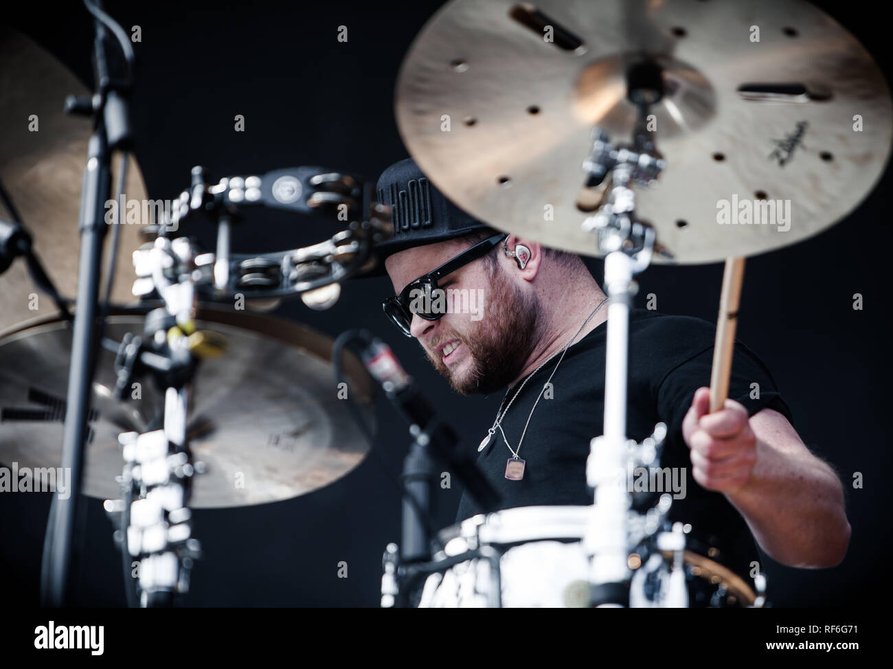 The British rock duo Royal Blood performs a live concert at the Danish ...