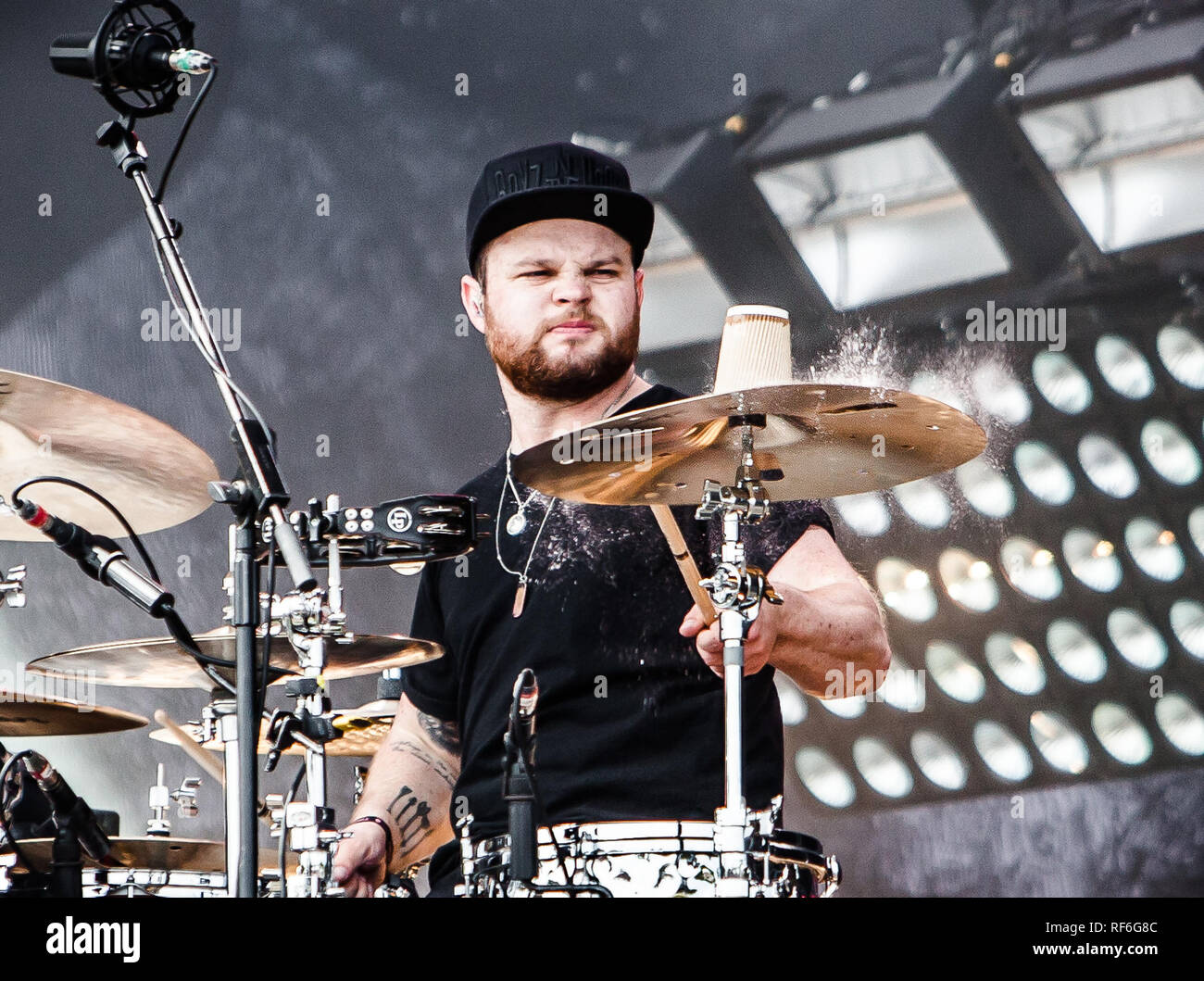 The British rock duo Royal Blood performs a live concert at the Danish ...