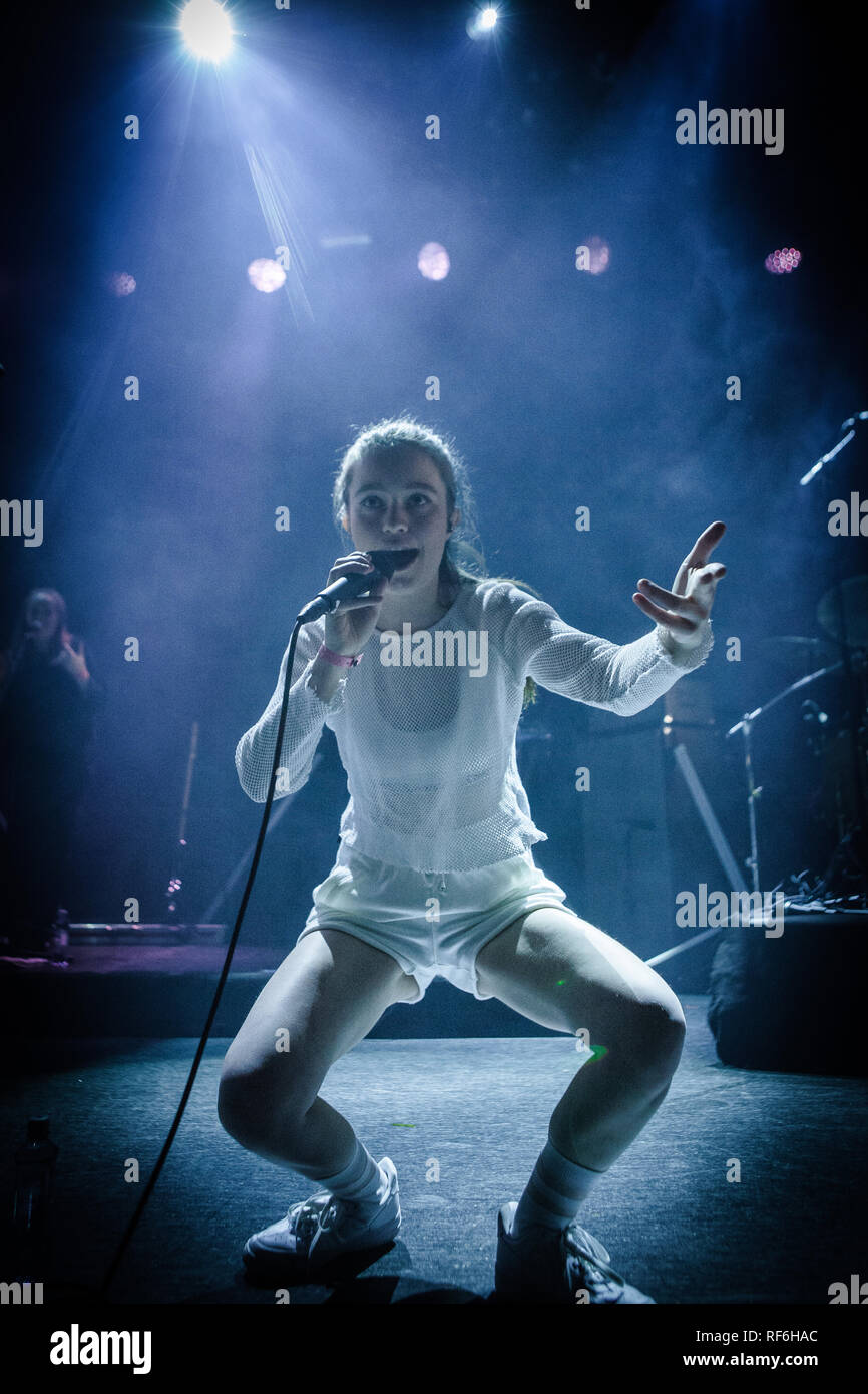 The Norwegian singer and songwriter Sigrid performs a live concert at ...