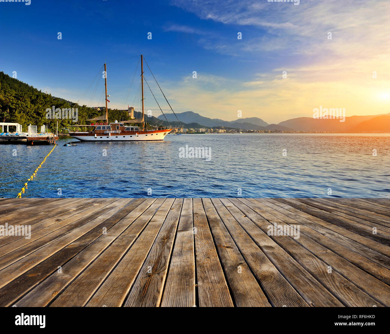 Marmaris Bay Turkey Sunrise High Resolution Stock Photography and ...