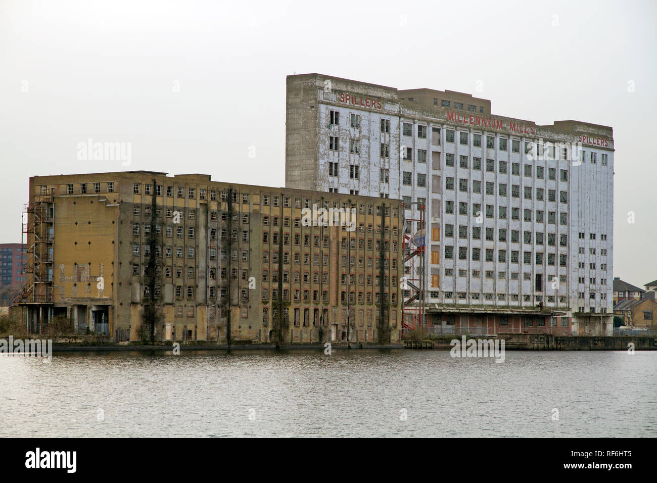 The former Rank Hovis Premier Mill and Millennium Mills derelict flour ...