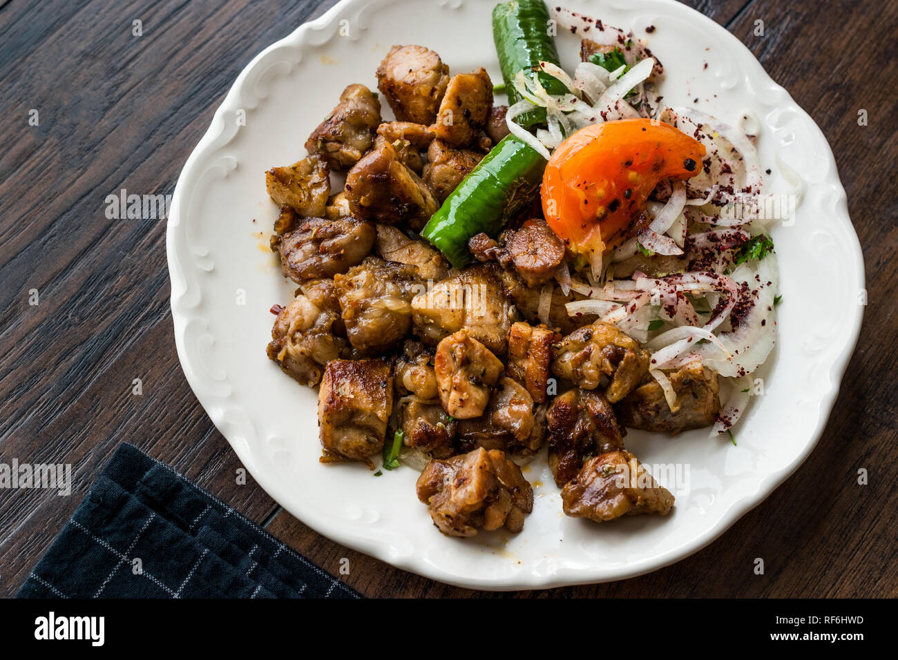 Turkish Traditional Offal Food Uykuluk made with Animals Gland ...