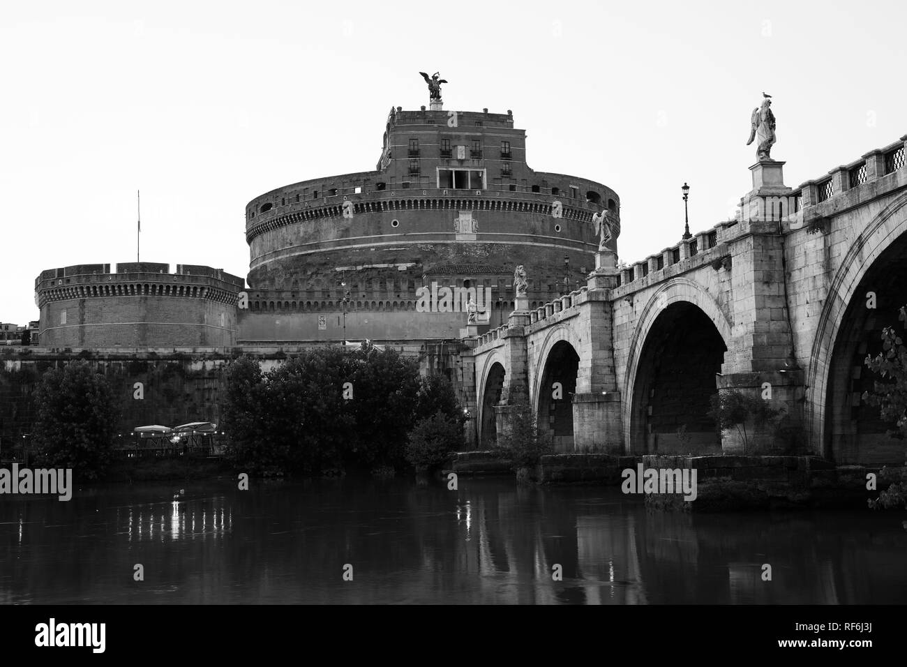 Mausoleum of Hadrian, Castel Sant'Angelo, Castle of the Holy Angel, Mausoleo di Adriano, and the ...