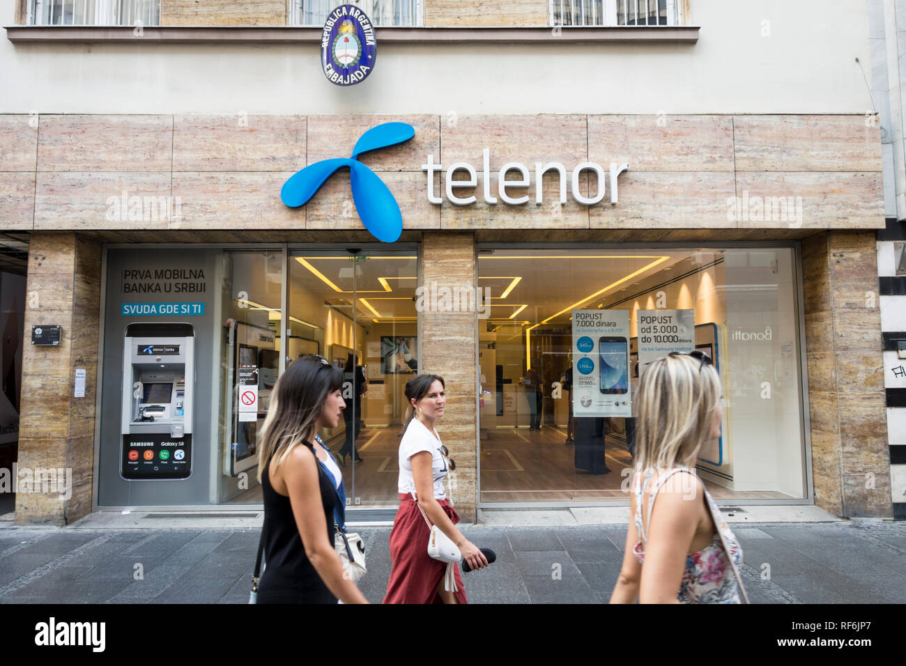 Telenor logo hi-res stock photography and images - Alamy