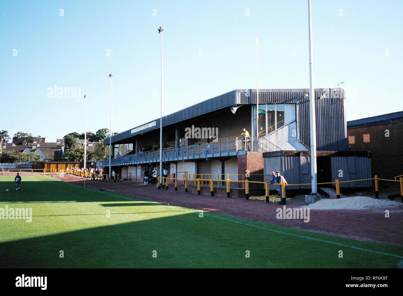 The main stand at Alloa Athletic FC Football Ground, Recreation Park ...