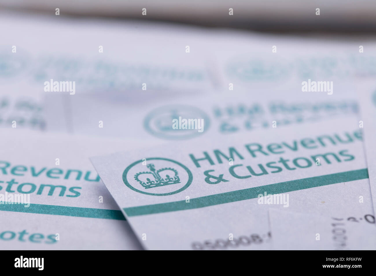 LONDON, UK - January 24th 2019: HMRC, Her Majesty's Revenue and Customs ...
