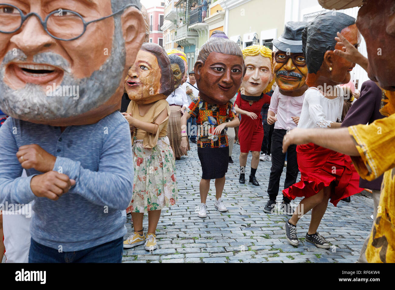 San Sebastian Street Festival, San Juan, Puerto Rico Stock Photo - Alamy