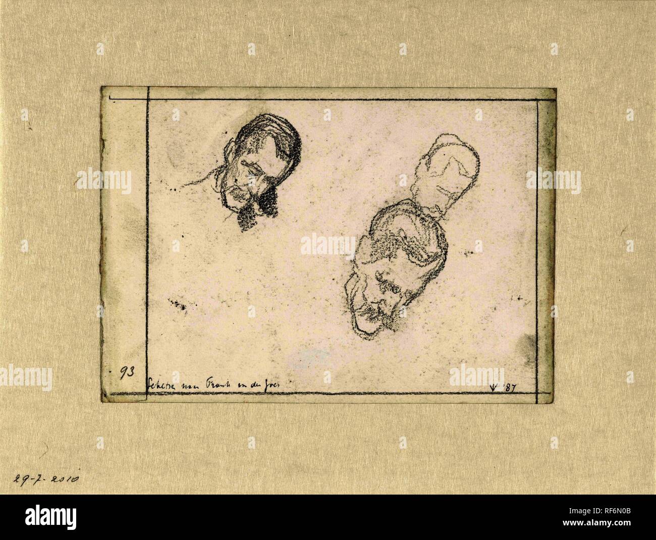 Sketches by Frank van der Goes. Draughtsman: Jan Veth. Dating: 1887 ...