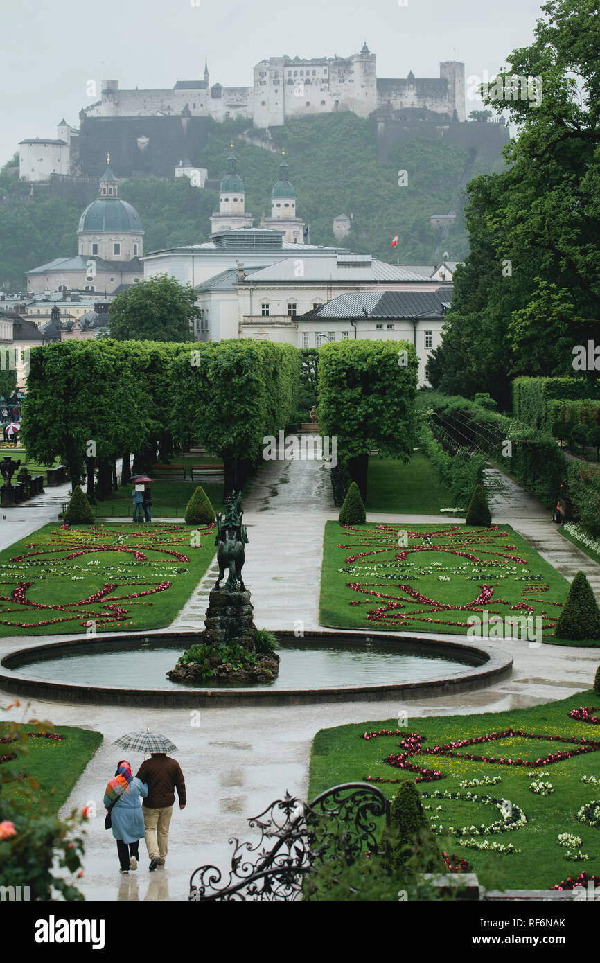 Mirabell palace sound of music hi-res stock photography and images - Alamy
