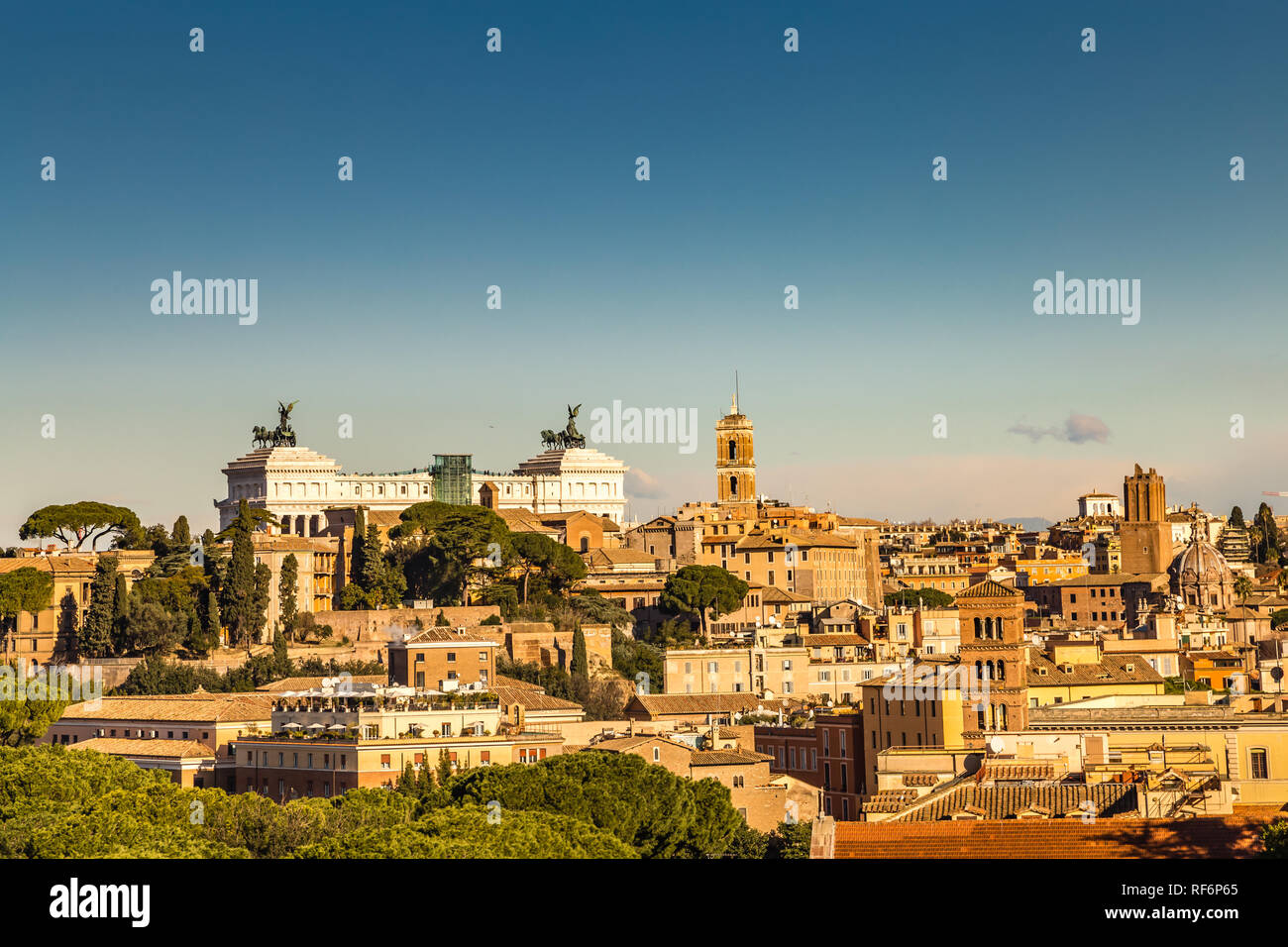 stunning view of cityscape of Rome Stock Photo - Alamy