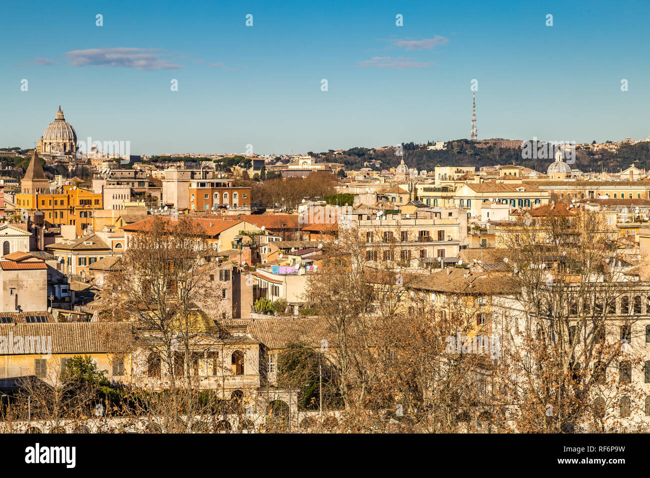 stunning view of cityscape of Rome Stock Photo - Alamy