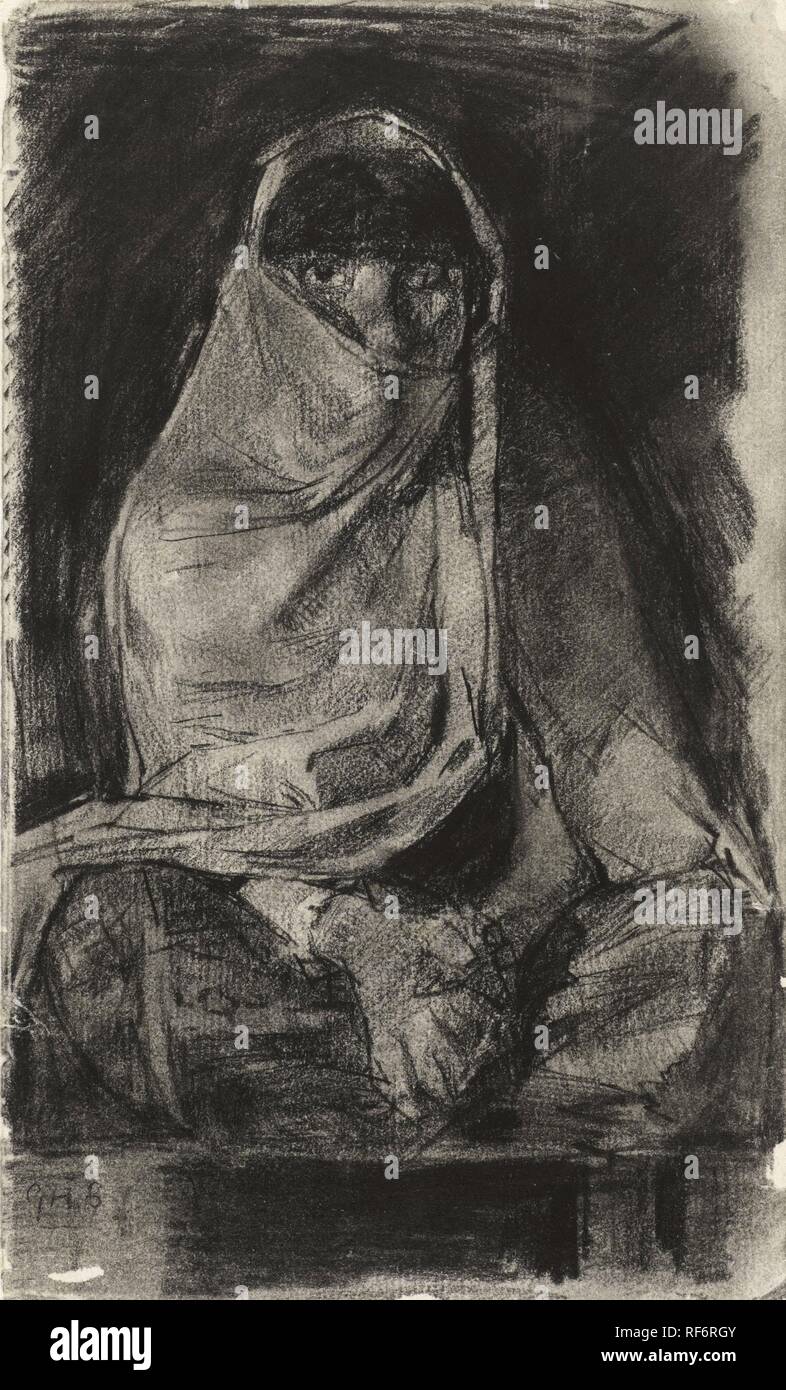 Veiled woman drawing hi-res stock photography and images - Alamy