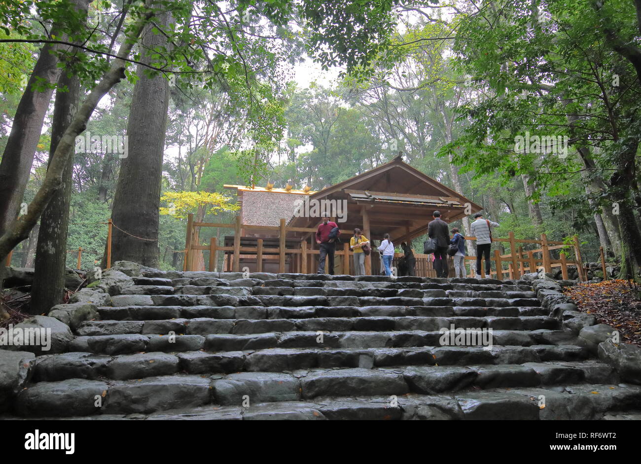 People visit Ise jingu shrine Ise city Japan Stock Photo - Alamy