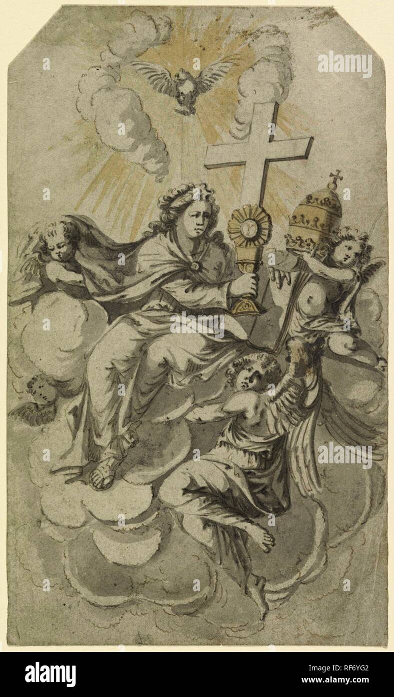 Allegory of catholic religion hi-res stock photography and images - Alamy