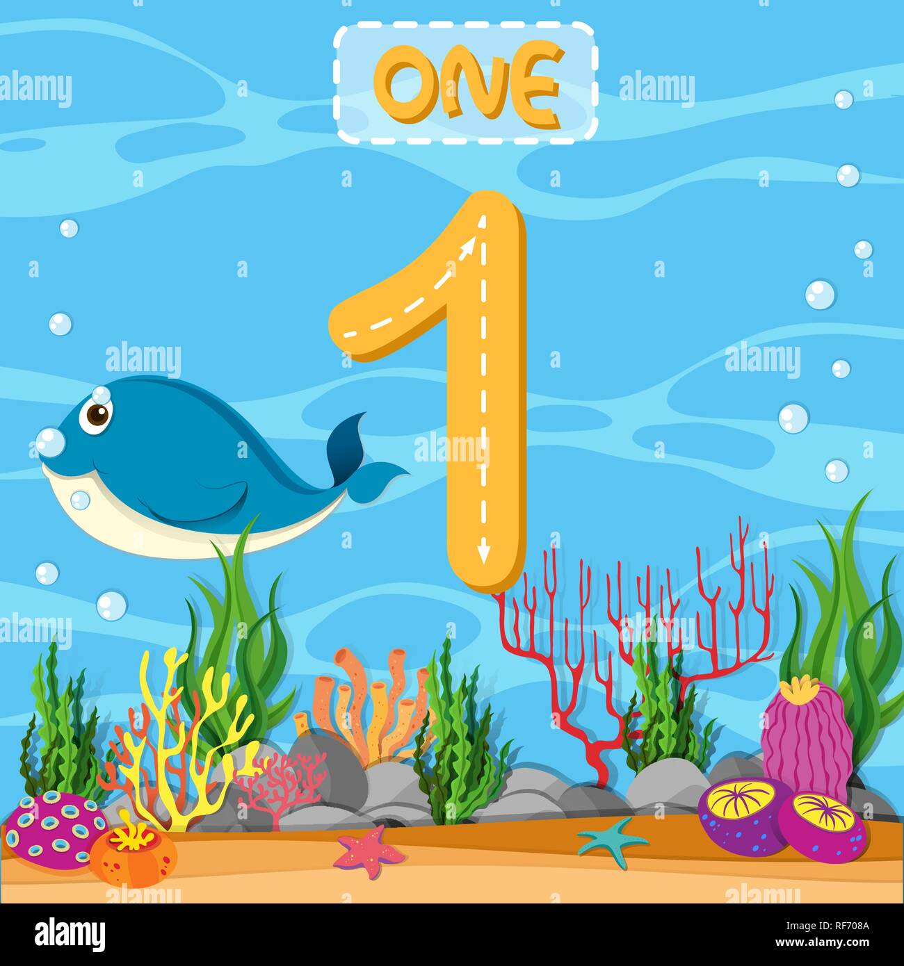 How to write number seven illustration Stock Vector Image & Art - Alamy