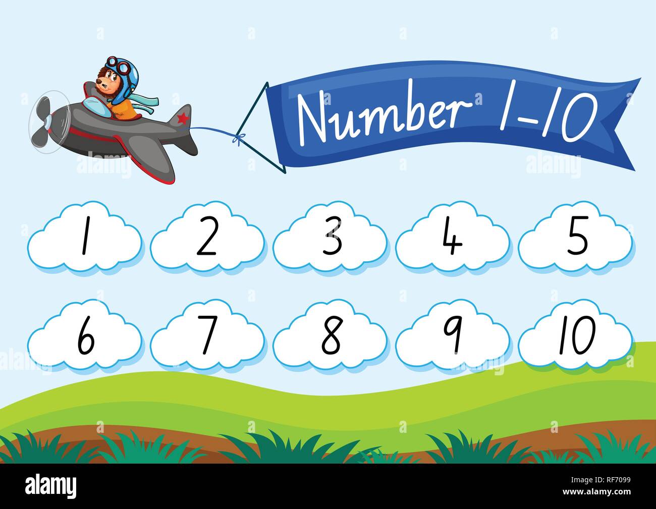 Ten count Stock Vector Images - Alamy