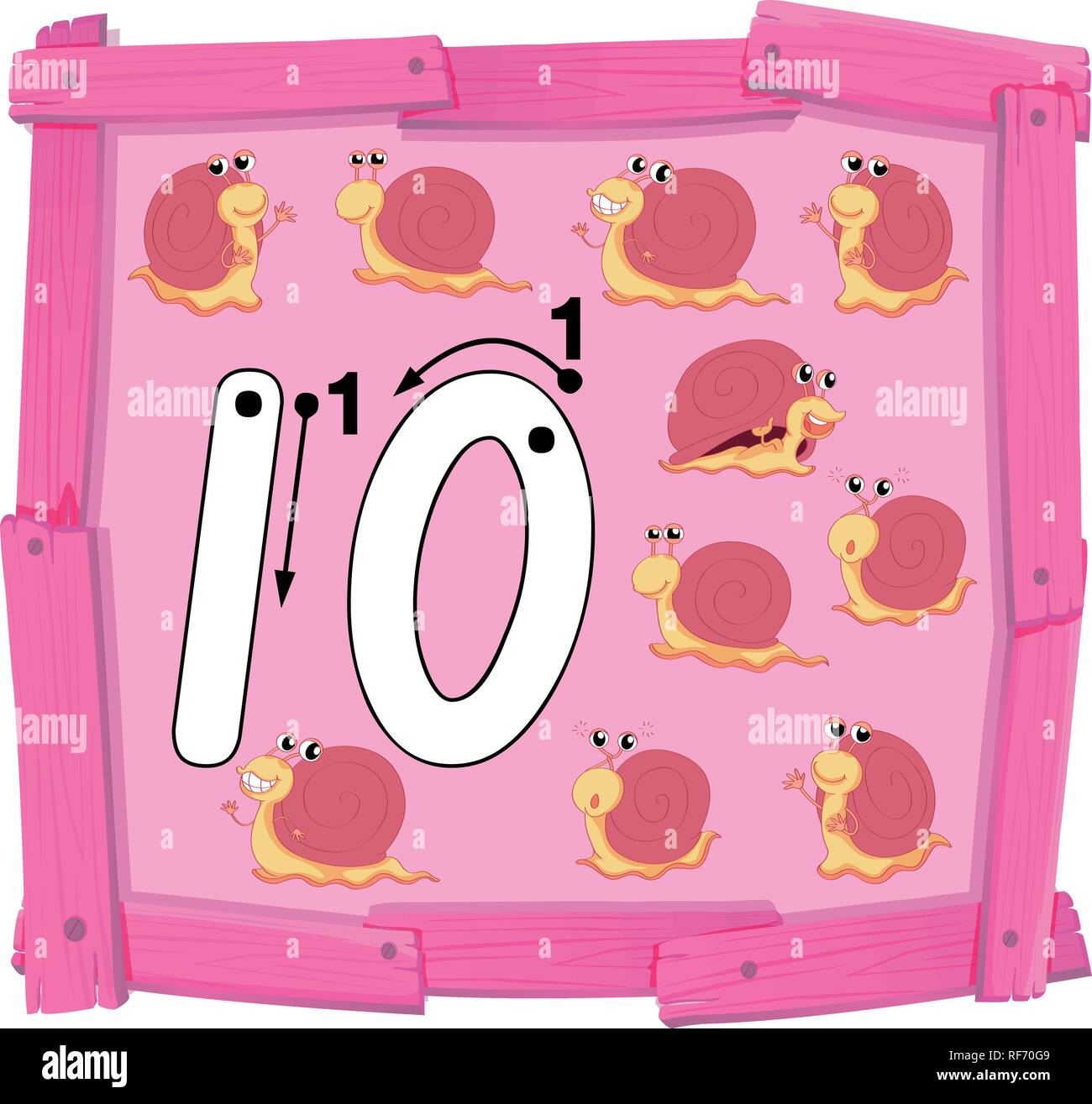 Wood snail Stock Vector Images - Alamy