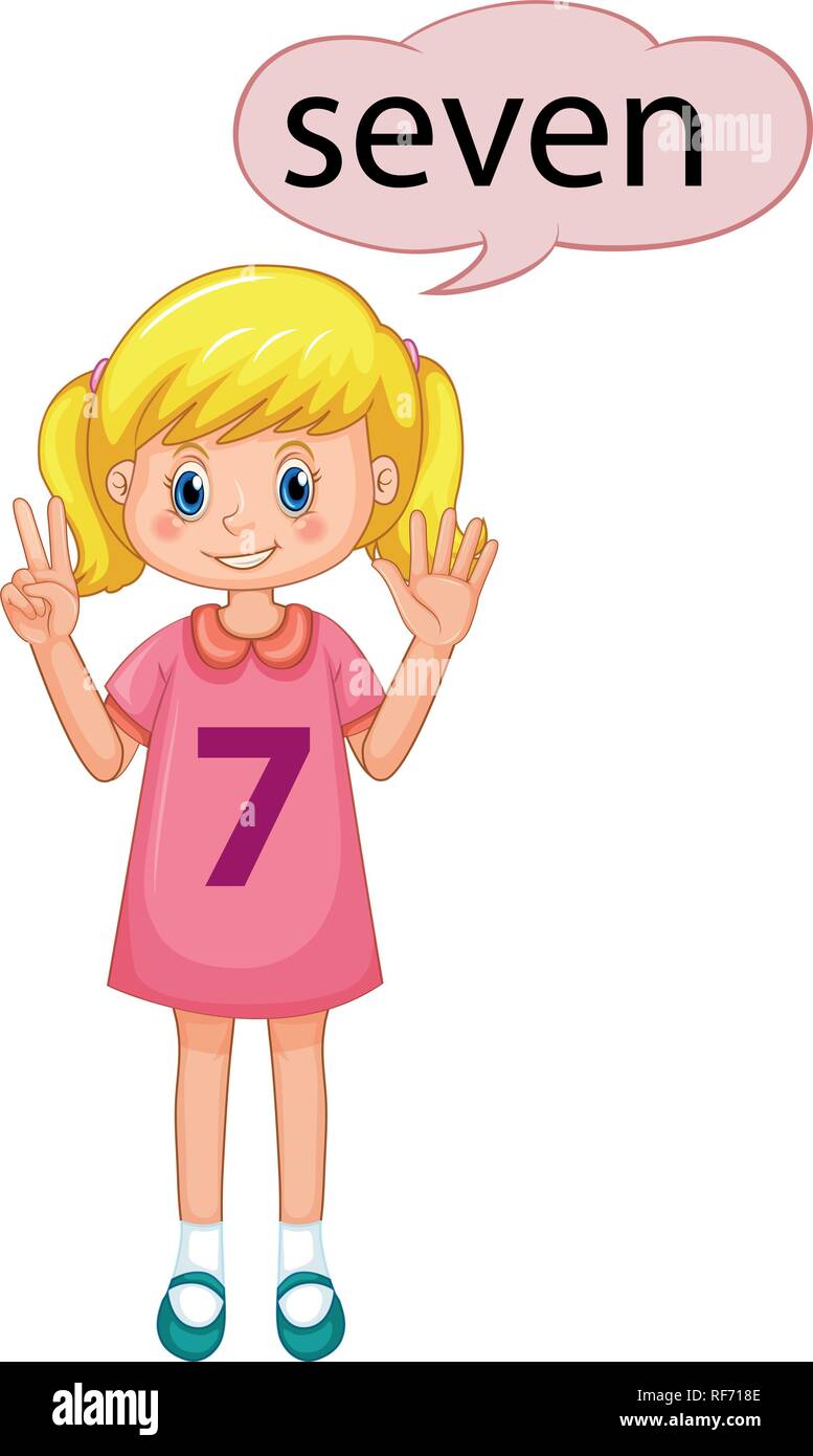 Finger gesture showing number Stock Vector Images - Alamy