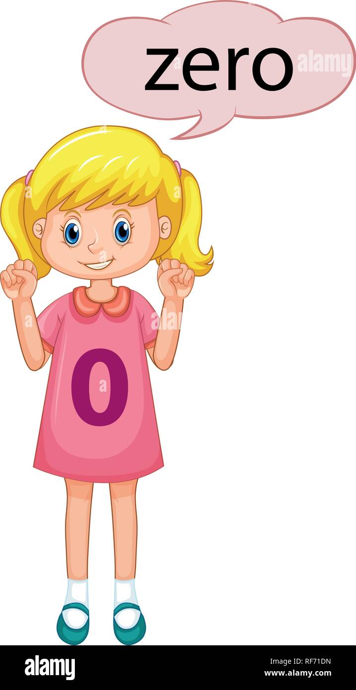Zero girl Stock Vector Images - Alamy