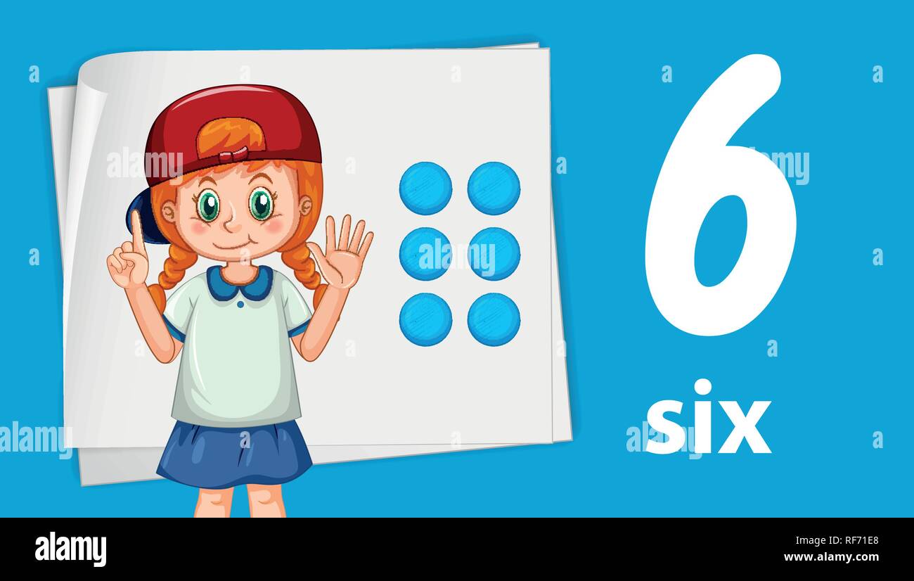 Kids learning numbers clipart Stock Vector Images - Alamy