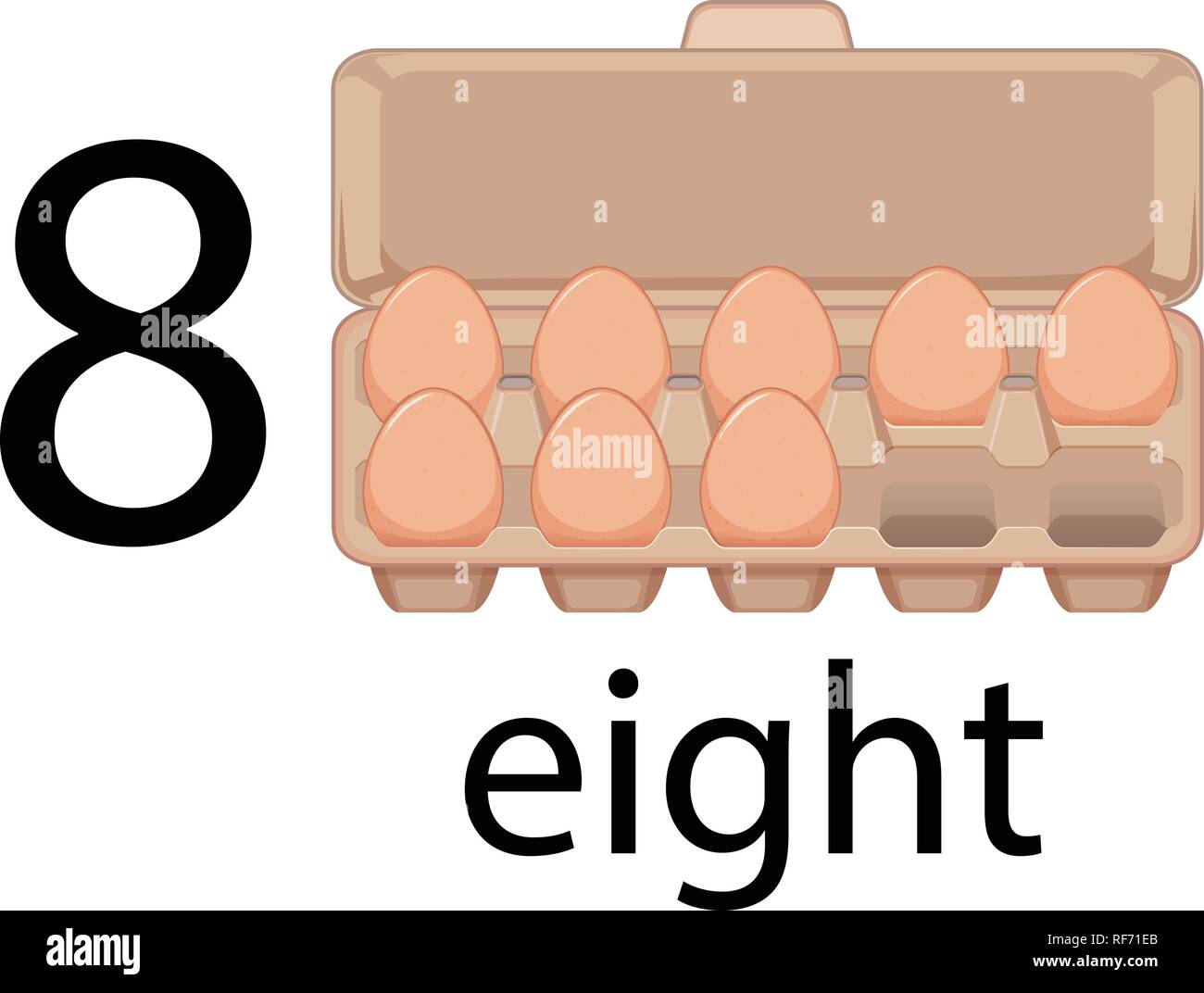 Egg carton clipart hi-res stock photography and images - Alamy