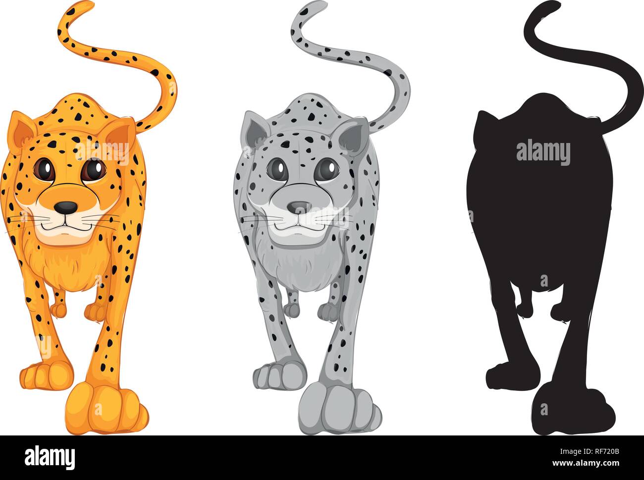 Set of tiger character illustration Stock Vector Image & Art - Alamy