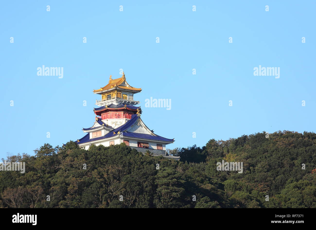 Azuchi Jyo Japanese castle Ise city Japan Stock Photo - Alamy