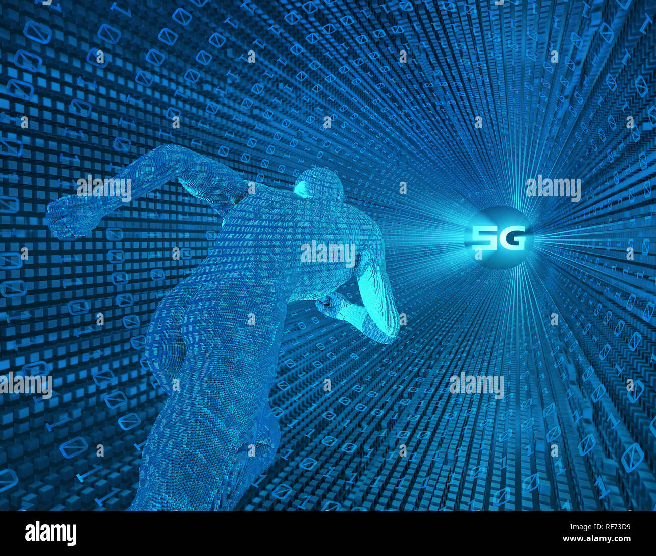 Future 5G network,artificial intelligence, intelligent Stock Photo - Alamy