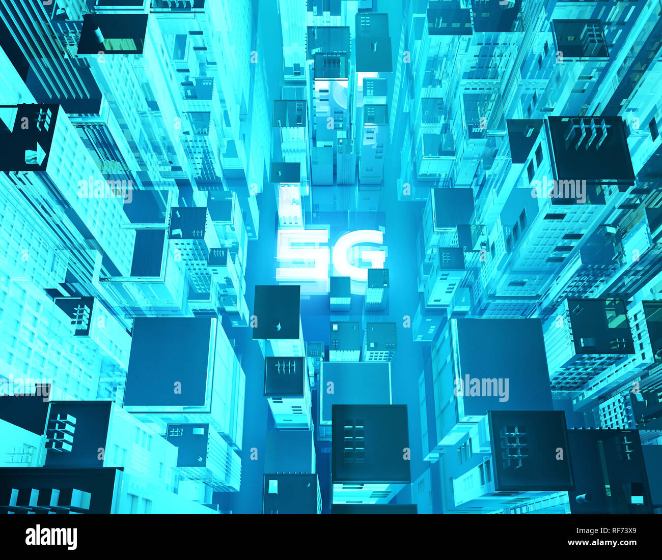Future 5G network, technology data transmission, urban 5G network ...