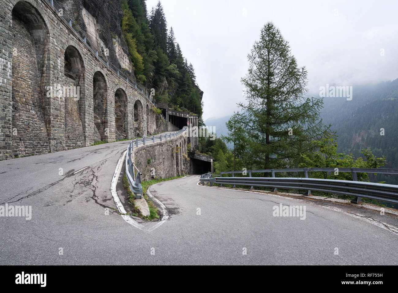 At Splügen Pass, Italy, Europe Stock Photo - Alamy