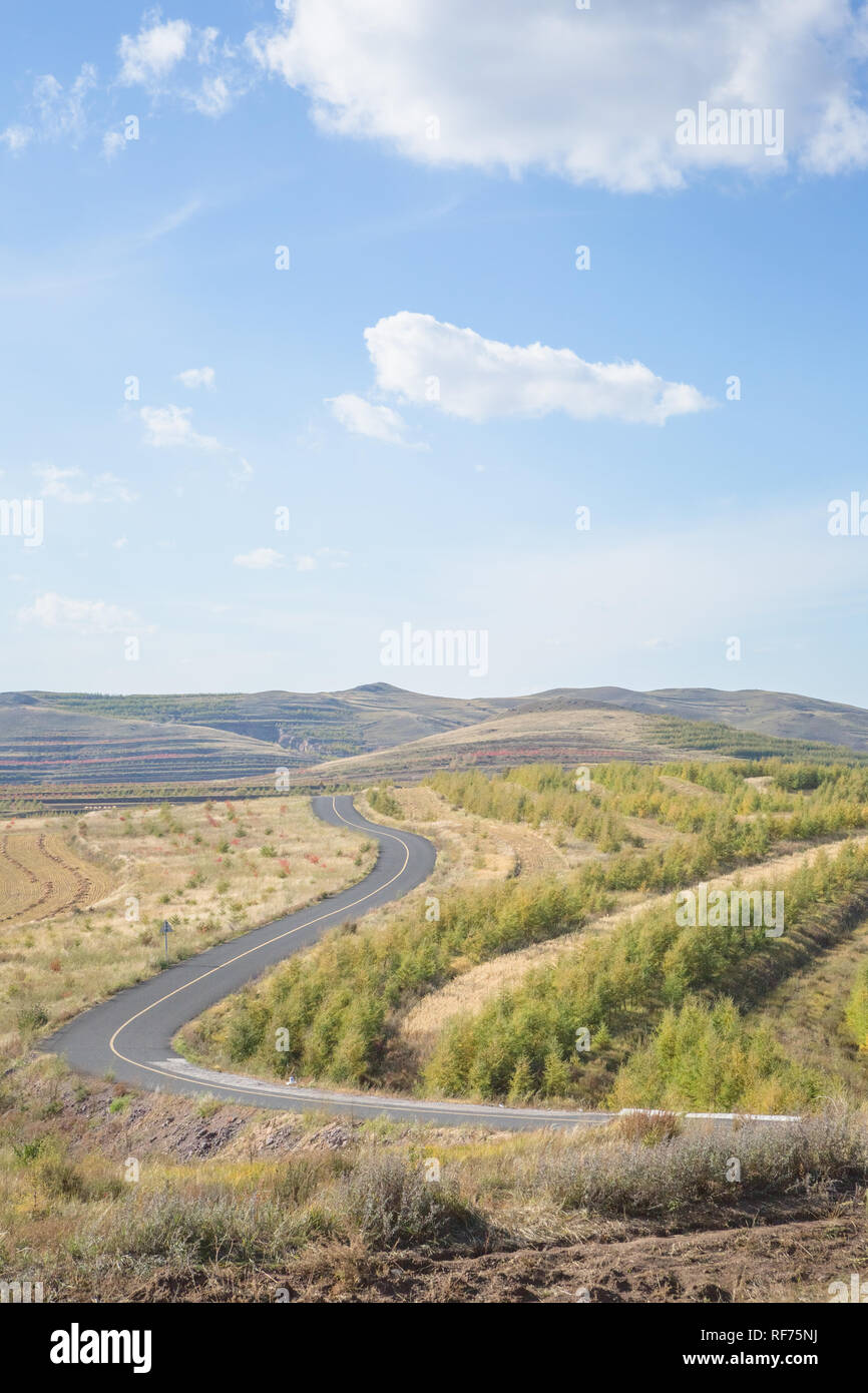 clean highway road in america Stock Photo - Alamy