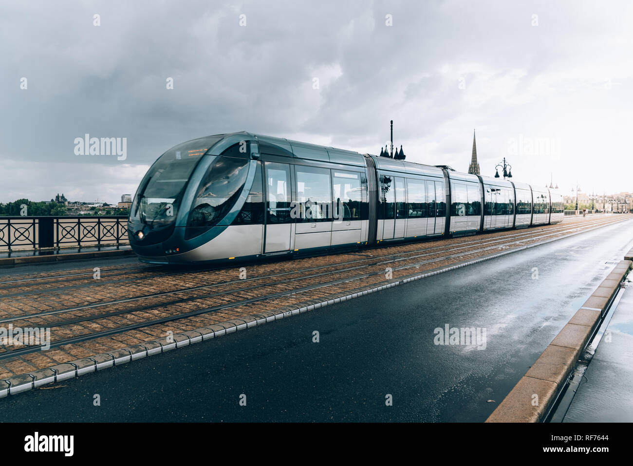 Modern city tram hi-res stock photography and images - Alamy