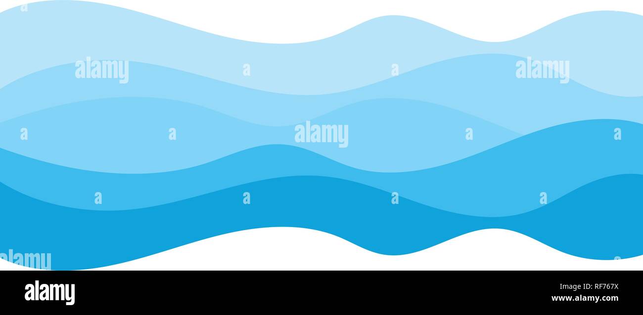 Abstract Water wave vector illustration design background Stock Vector ...