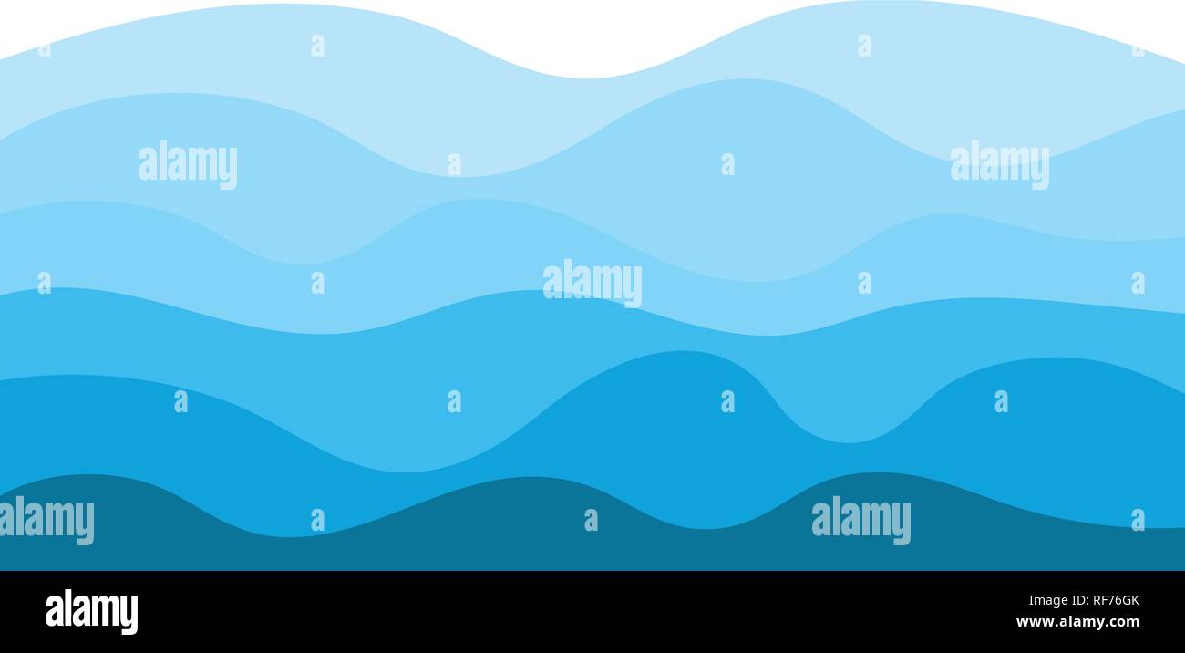 Abstract Water wave vector illustration design background Stock Vector ...