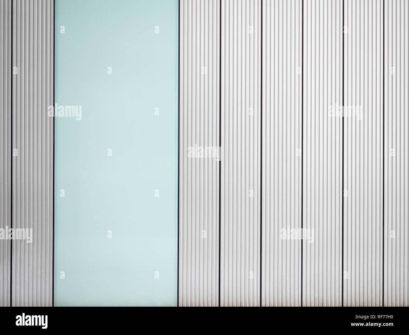 Abstract architectural detail background panel and color strip metallic ...