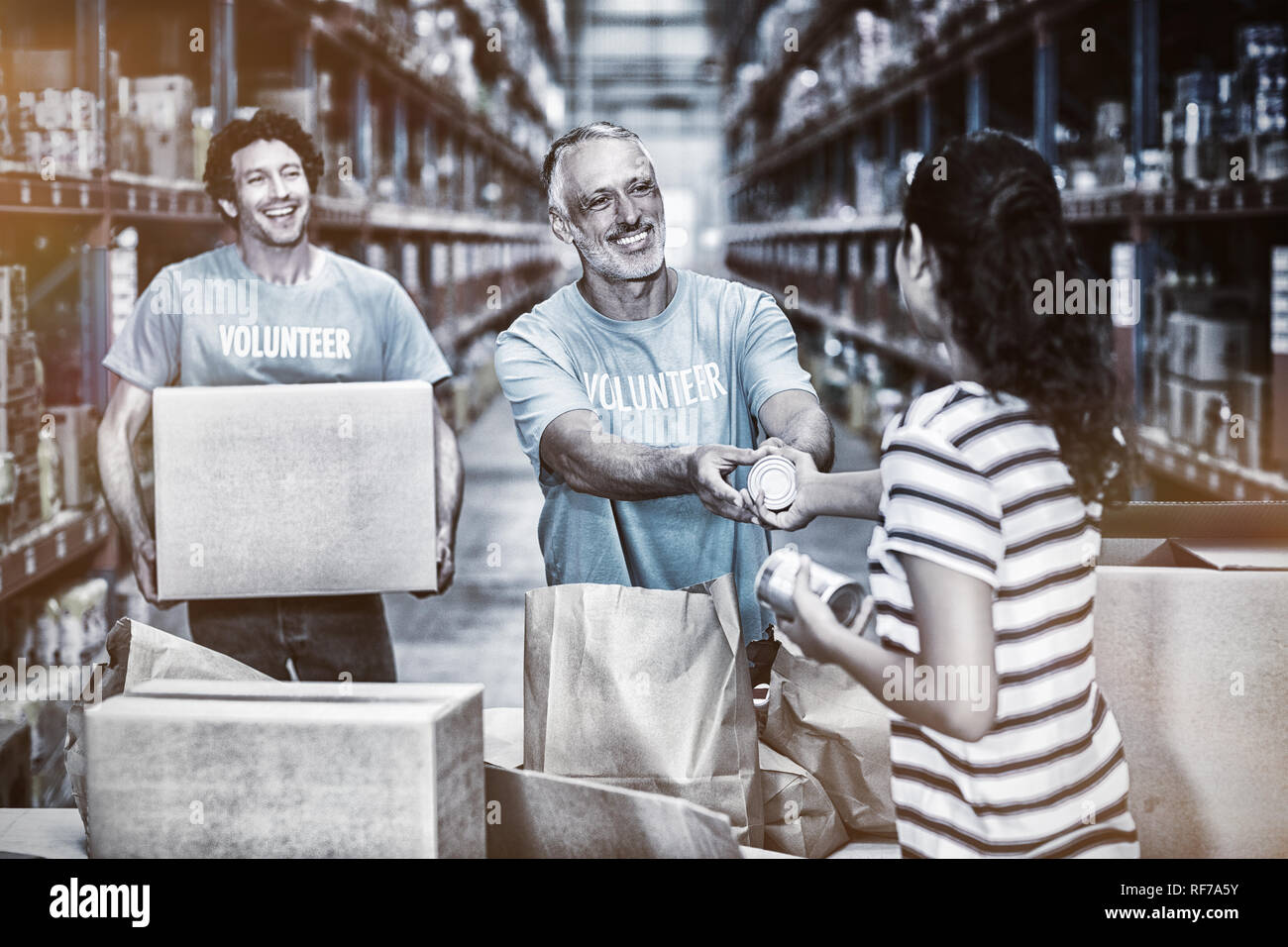 Helping goods hi-res stock photography and images - Alamy