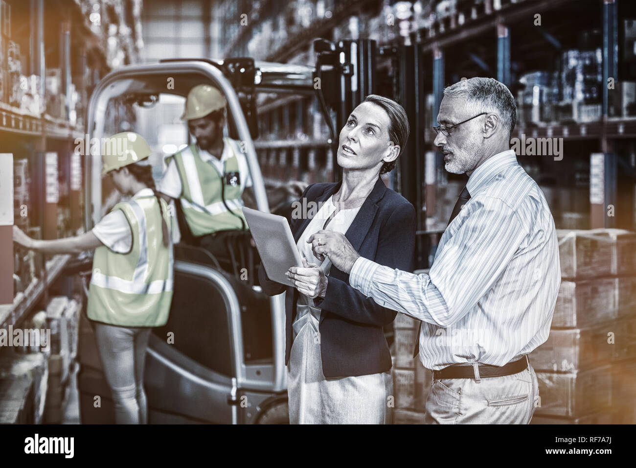 Stern woman boss hi-res stock photography and images - Alamy