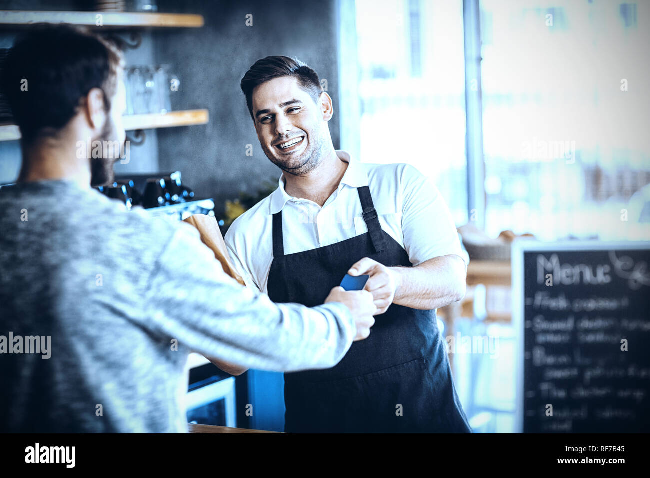 Customer service counter hi-res stock photography and images - Alamy