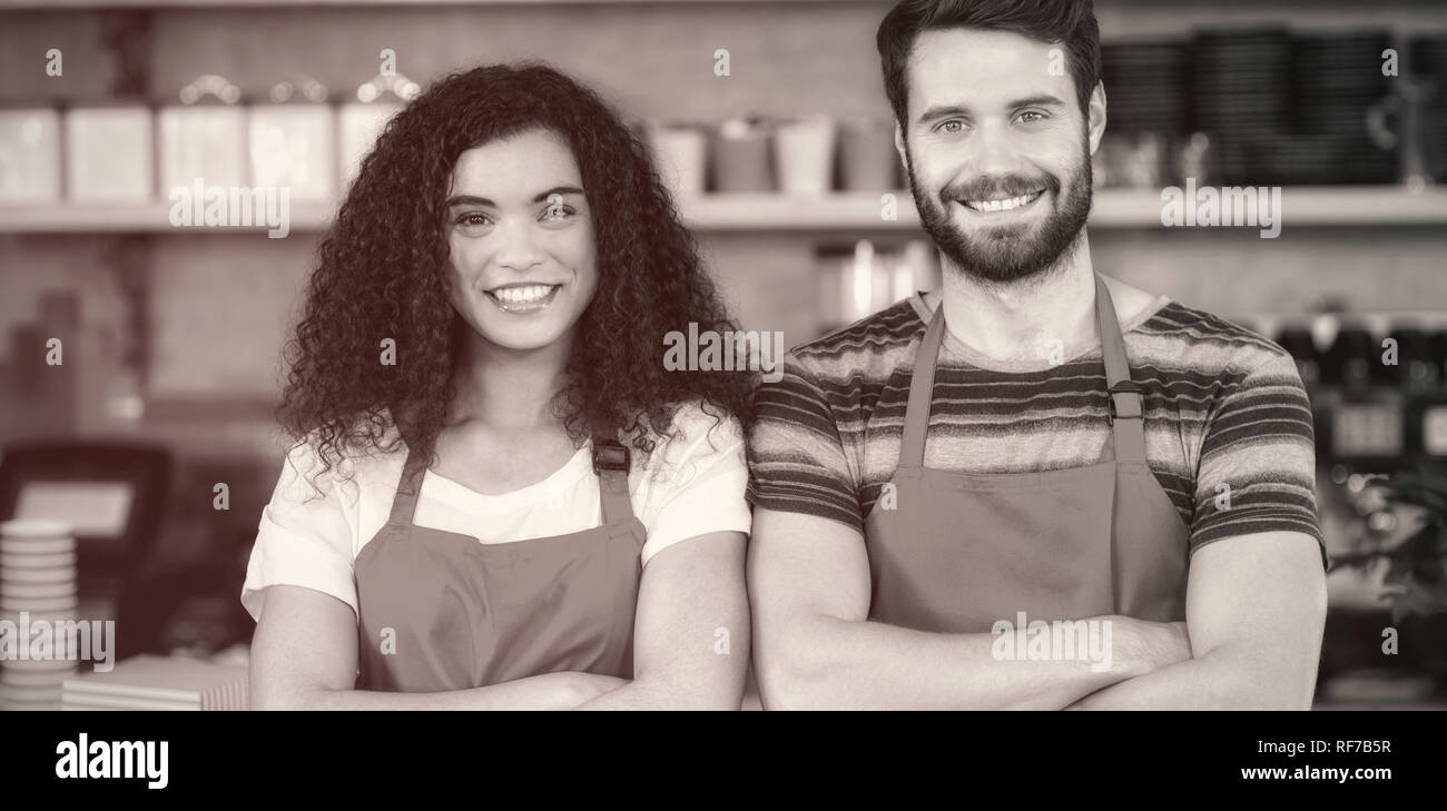 Coffee shop counter portrait hi-res stock photography and images - Alamy