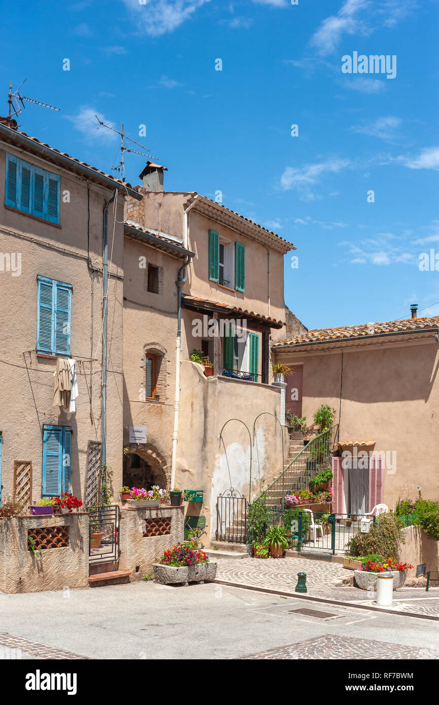 Historic old town, Roquebrune-sur-Argens, Var, Provence-Alpes-Cote d ...