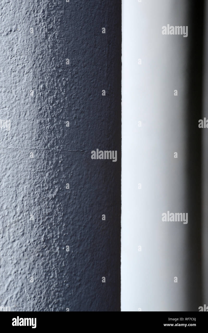 Grey concrete pillar Stock Photo - Alamy