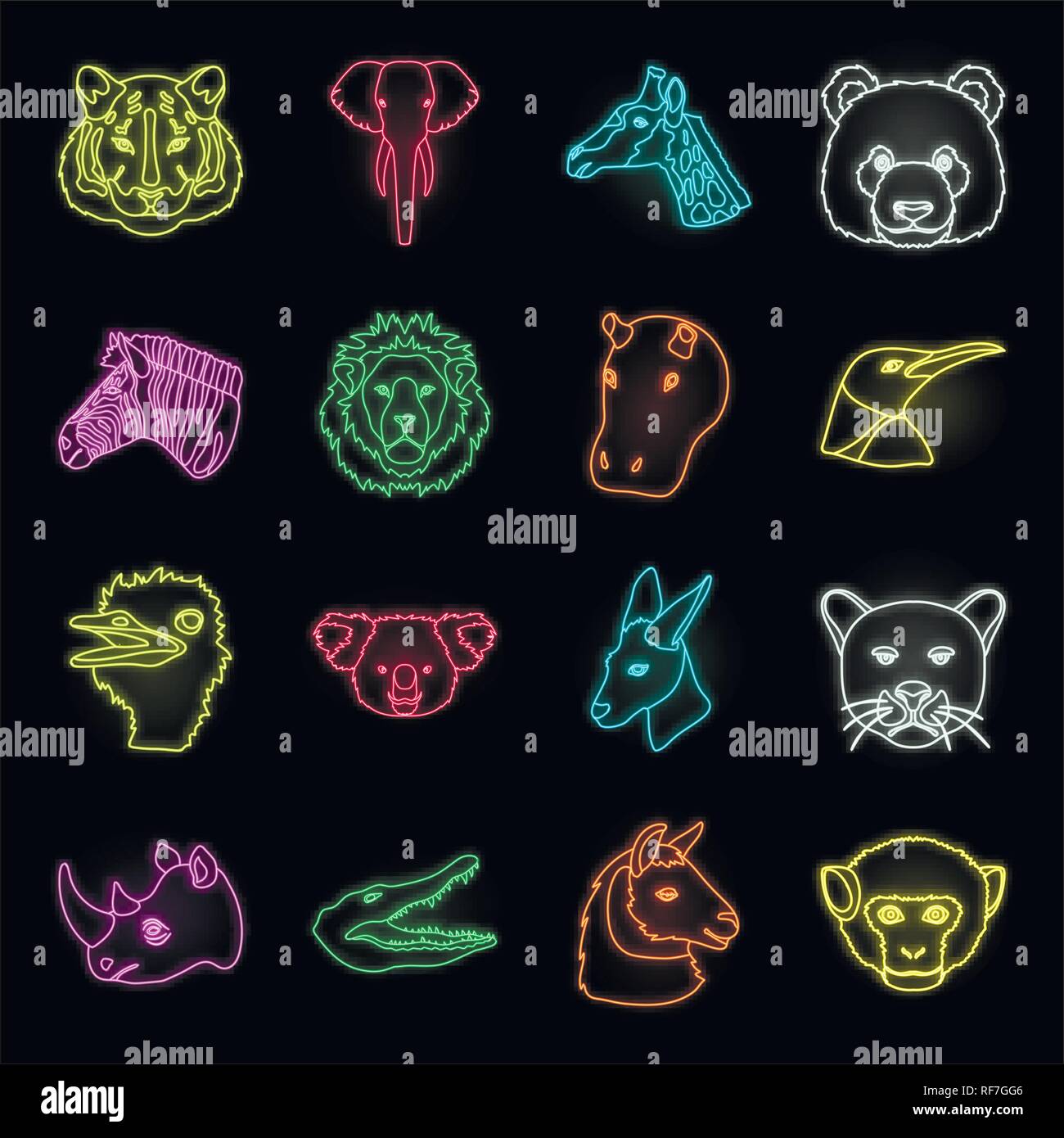animal,art,artiodactyl,beast,bird,collection,crocodile,design,elephant ...